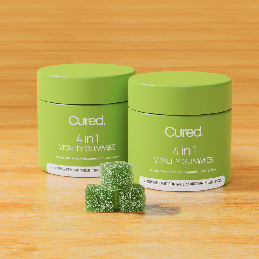 CURED 4-IN-1 WELLNESS GUMMIES BENEFITS FOR MEN