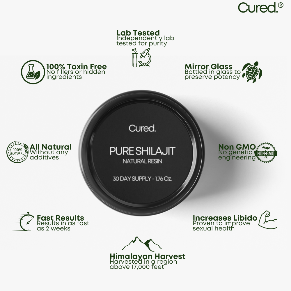 Pure Shilajit Natural Resin – Cured