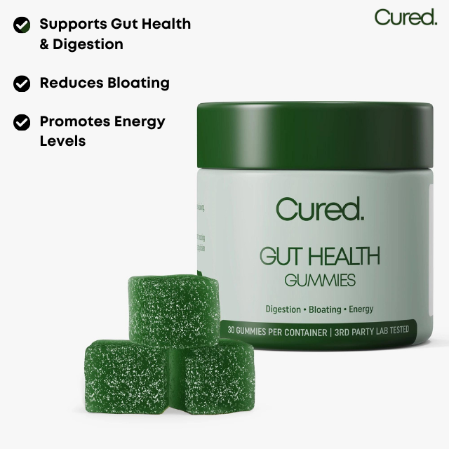 CURED® gut health gummies