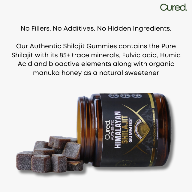 CURED® Authentic Shilajit Gummies – Cured